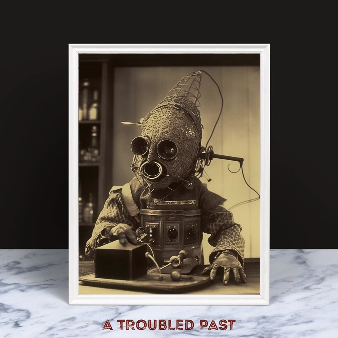 Surreal Disturbing Wall Art Print, Macabre Surrealism Print, Dark ...