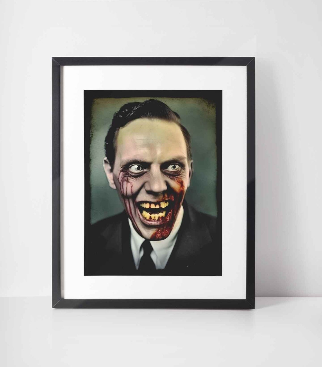 Surreal Disturbing Wall Art, Strange Art Print, Dark Academia Aesthetic ...