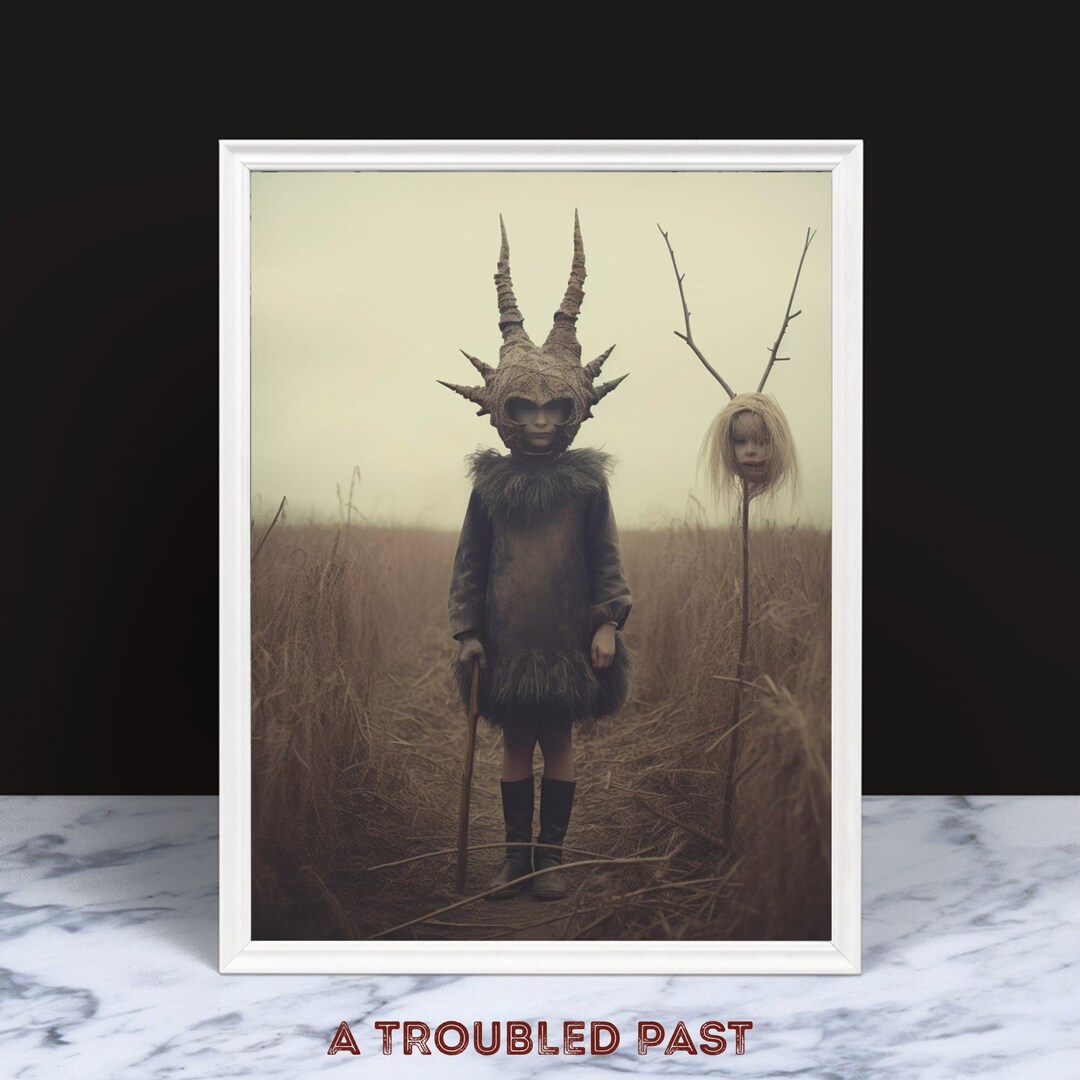 Surreal Disturbing Wall Art Print, Macabre Surrealism Print, Dark ...