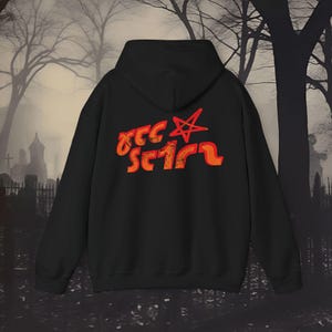 Hail Satan Shavian Alphabet Hoodie Gift for Witchy Girlfriend, Occult ...