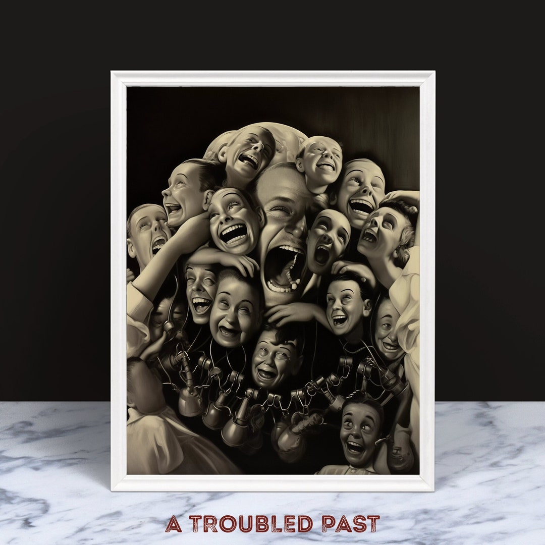 Surreal Disturbing Wall Art Print, Macabre Surrealism Print, Dark ...