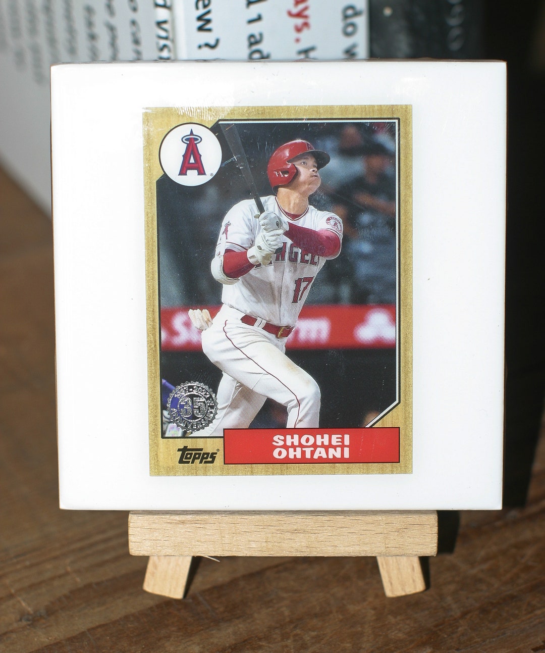 Shohei Ohtani Coaster Baseball Ceramic Tile Sports Gift Idea Unique ...