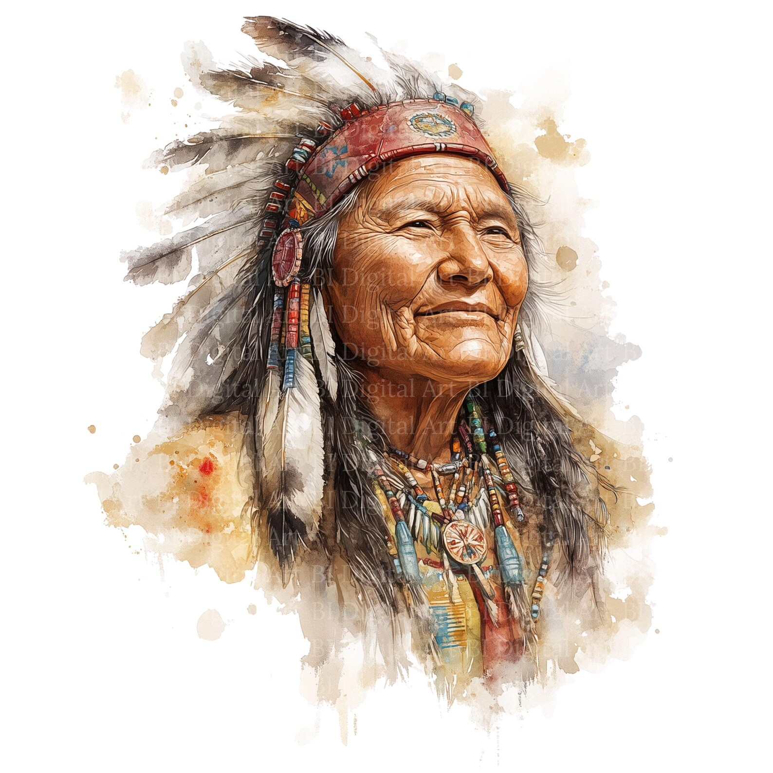 14 Native American Indian Chief Clipart, Indian Chief Images, Printable ...