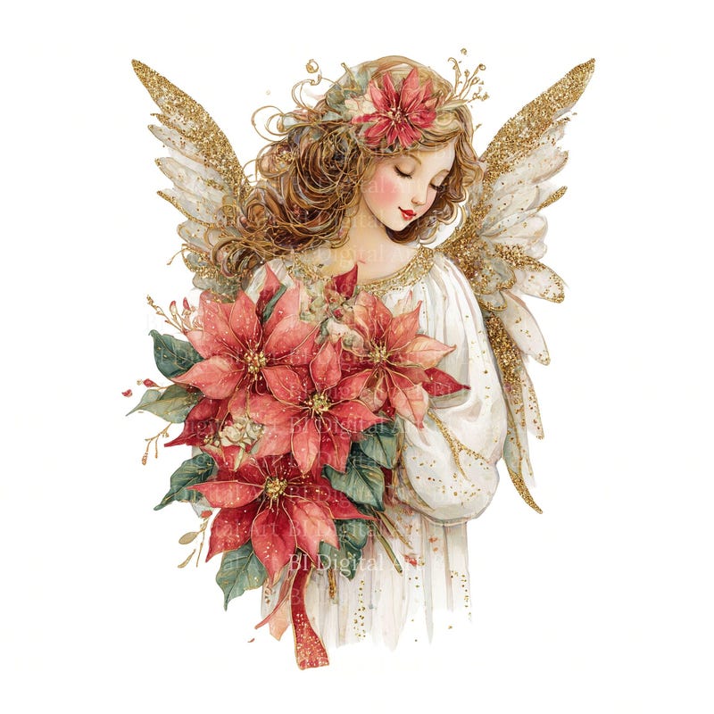 Gold Angel Art - Etsy