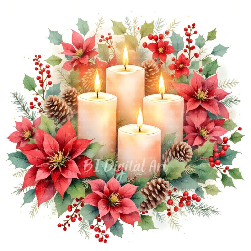 Religious Candle Clipart - Etsy