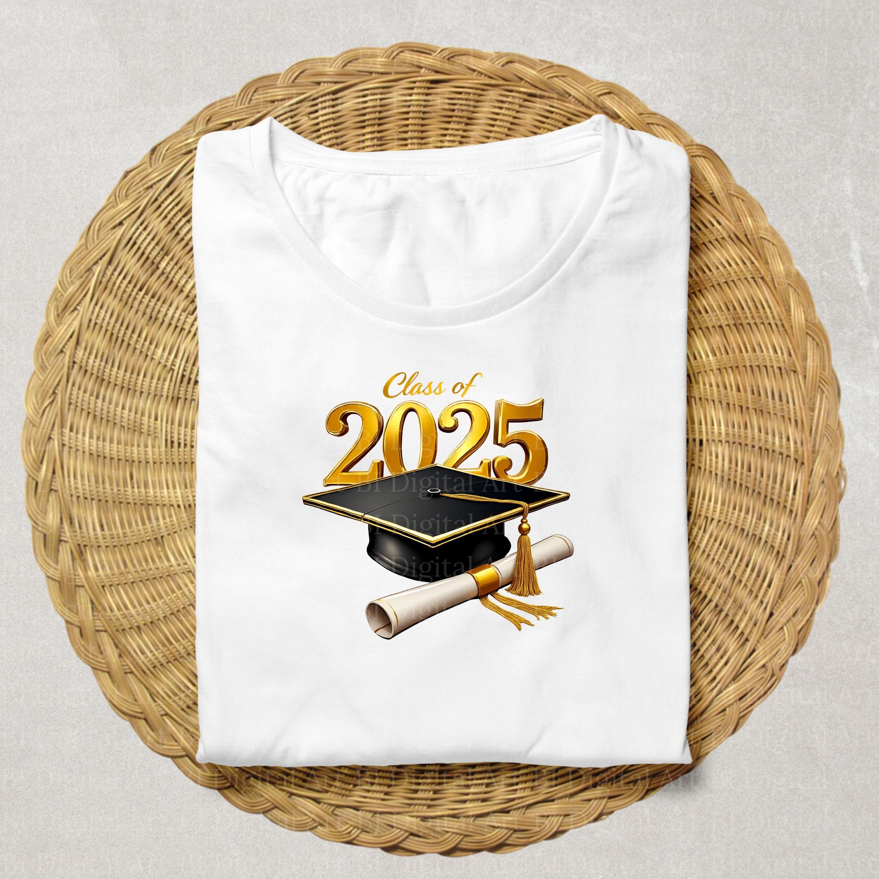 Class of 2025 Clipart – Graduation Cap Design for Cardmaking ...