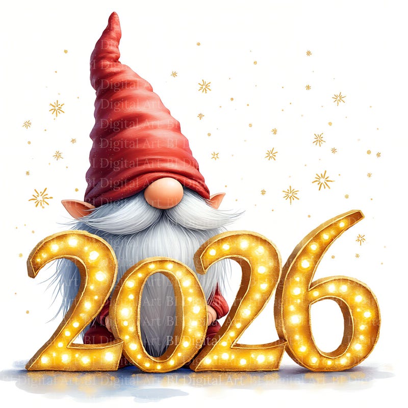 New Year Gnomes - Etsy
