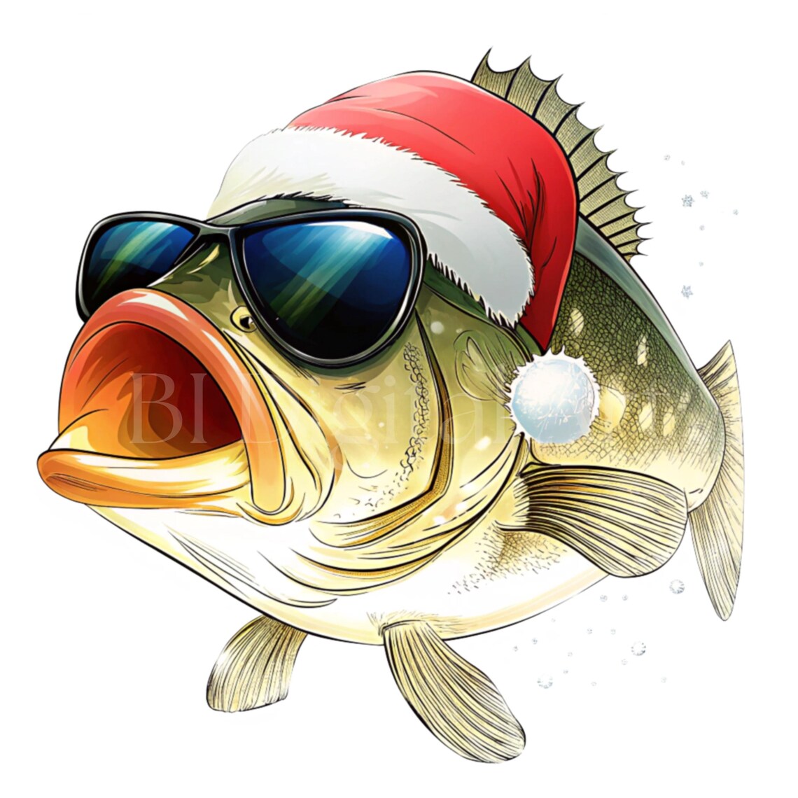 15 Funny Fish Clipart With Text, Fish With Sunglasses & Big Lips, PNG ...