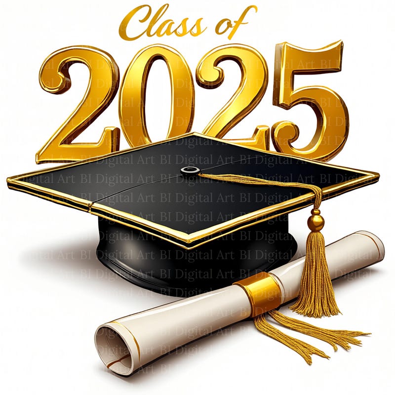2025 Graduation Clip Art - Etsy