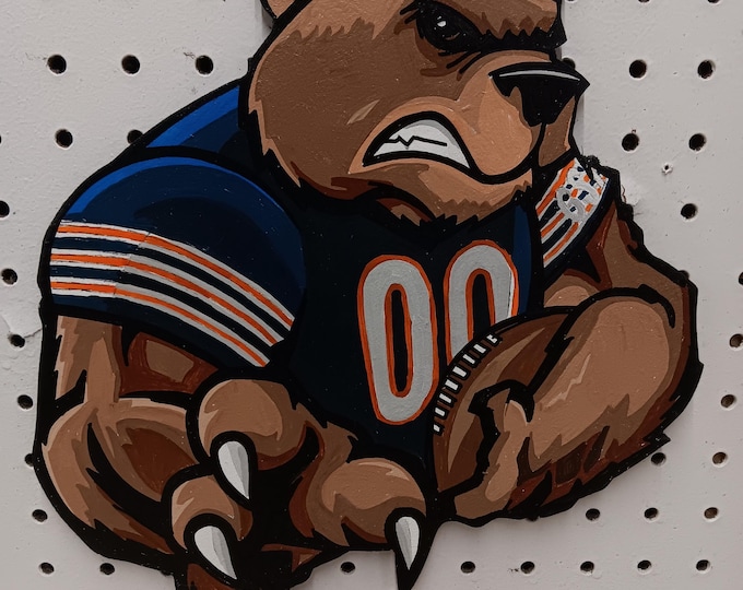 Chicago Bears Door Hanger: Navy & White Welcome Sign - Etsy