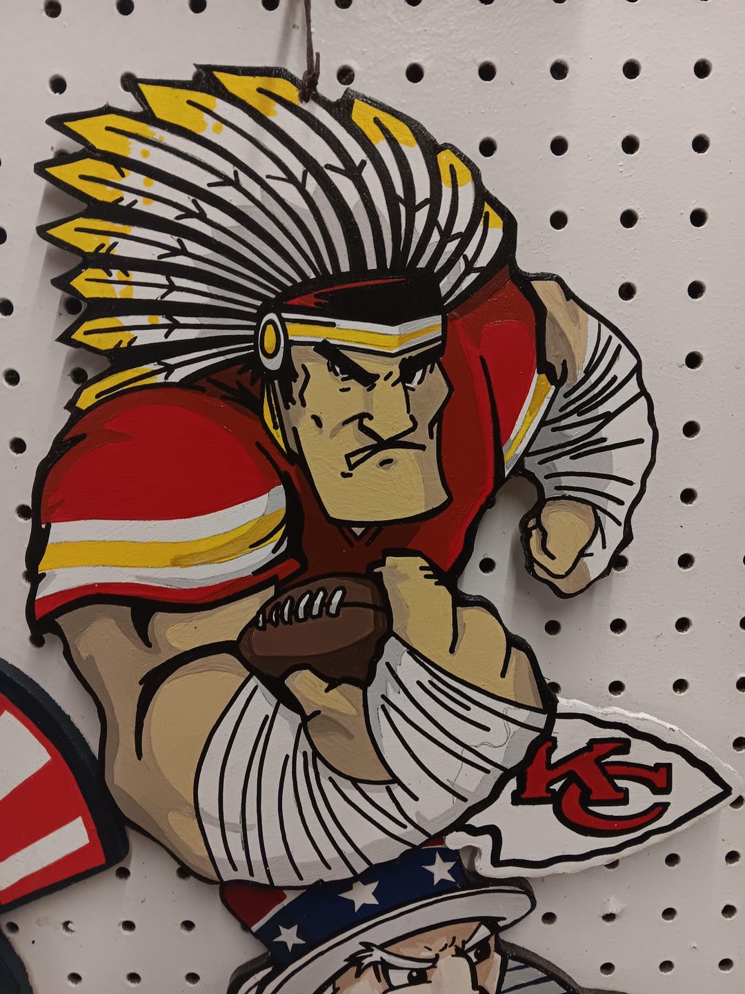 Kansas City Chiefs Hand Painted Team Cutout - Etsy