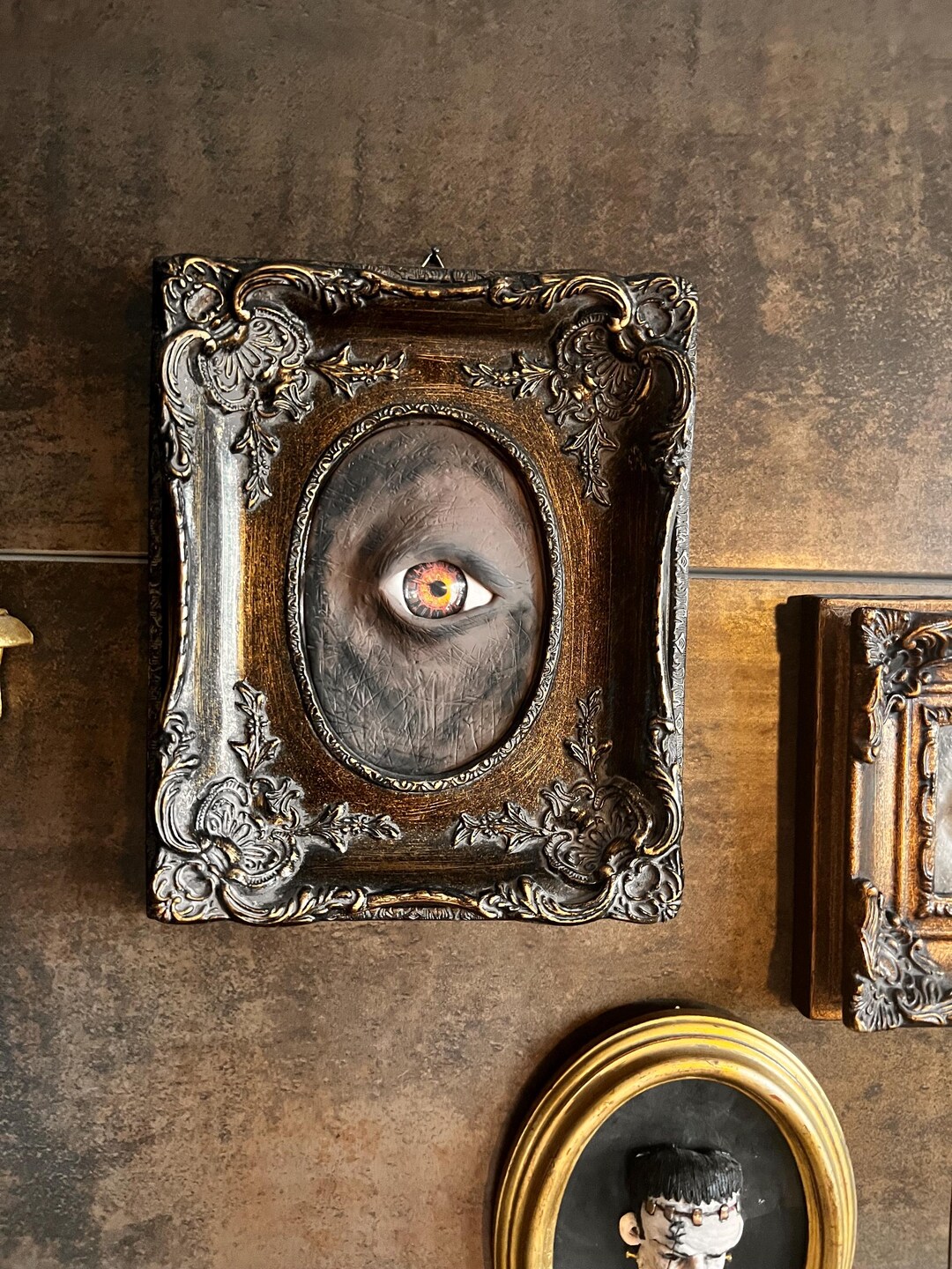 2 Mysterious Eyes Wall Sculpture - Etsy