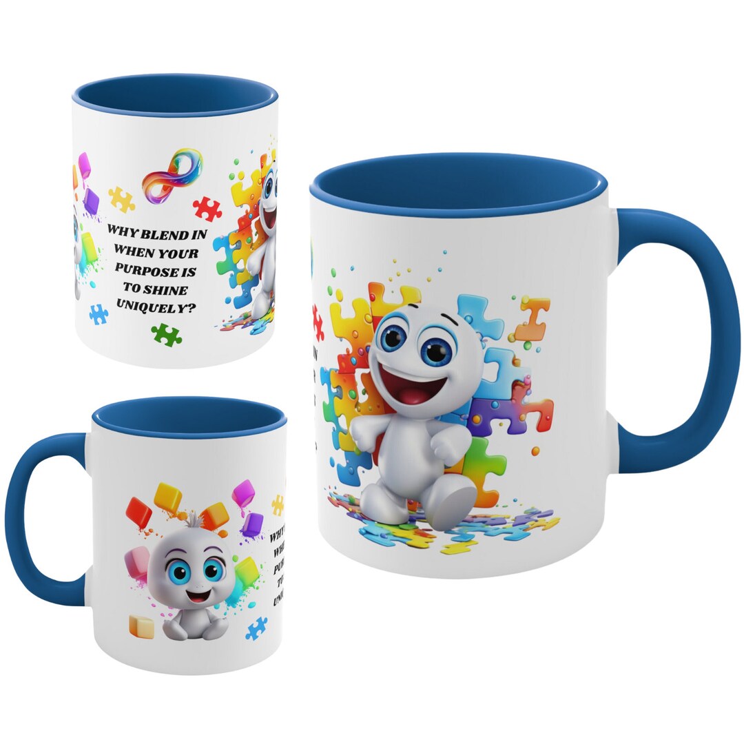 Autism Spectrum Mug Embrace the Colors of Diversity Autism - Etsy