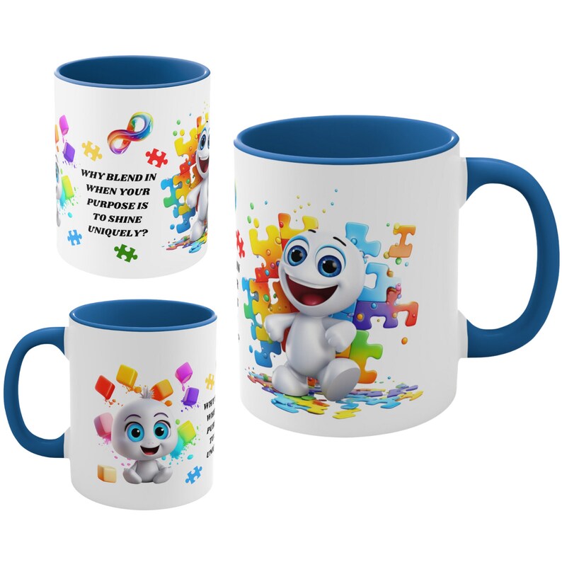 Autism Spectrum Mug Embrace the Colors of Diversity Autism - Etsy
