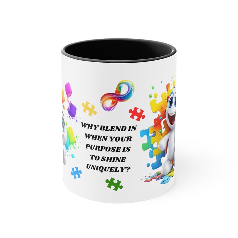 Autism Spectrum Mug Embrace the Colors of Diversity Autism - Etsy
