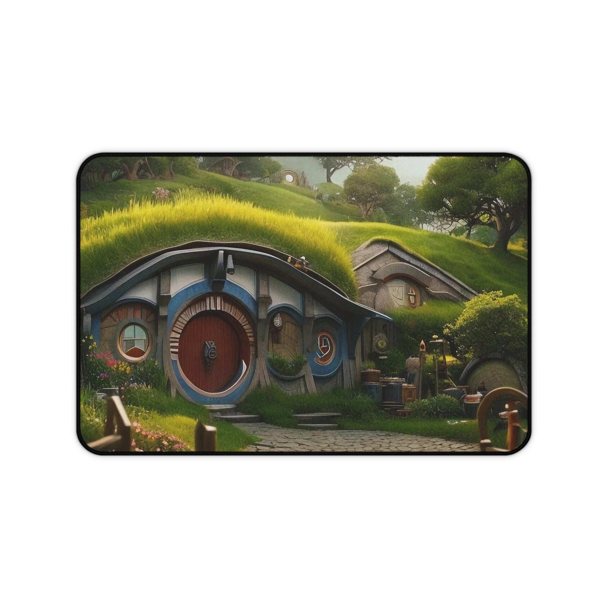 Hobbit House Desk Mat, Fantasy Adventure Mousepad, Extra Large Card ...