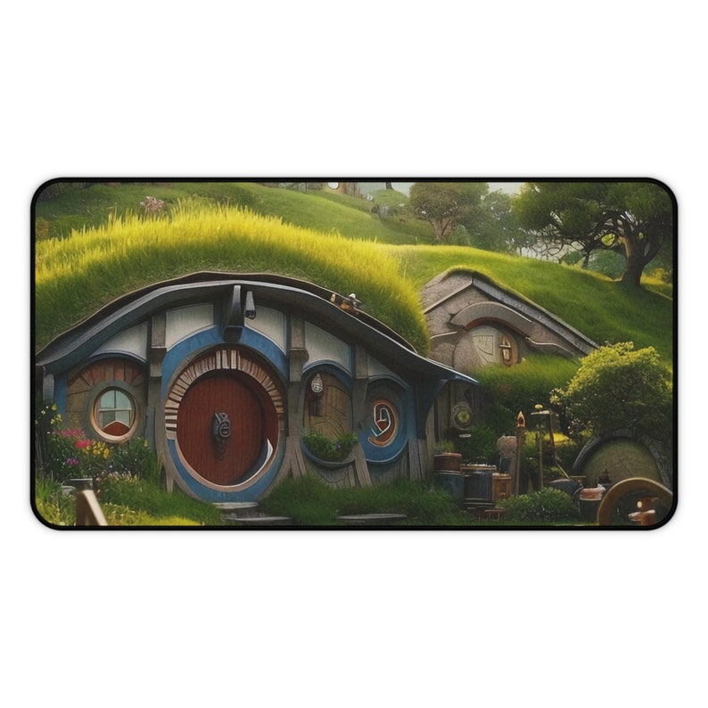 Hobbit House Desk Mat, Fantasy Gaming Mousepad - Etsy