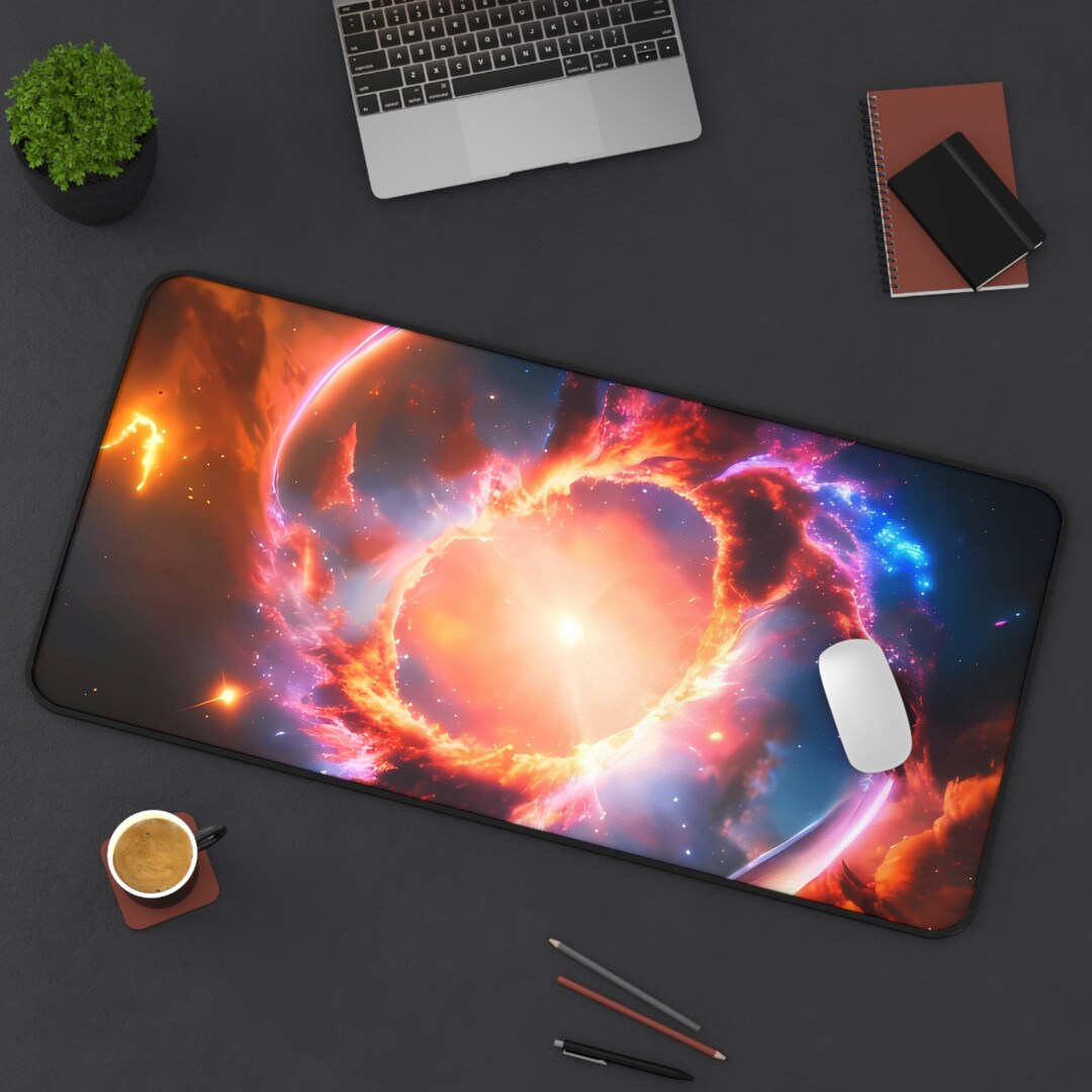 Interdimensional Supernova Desk Mat, Space Lover Mousepad, Extra Large ...