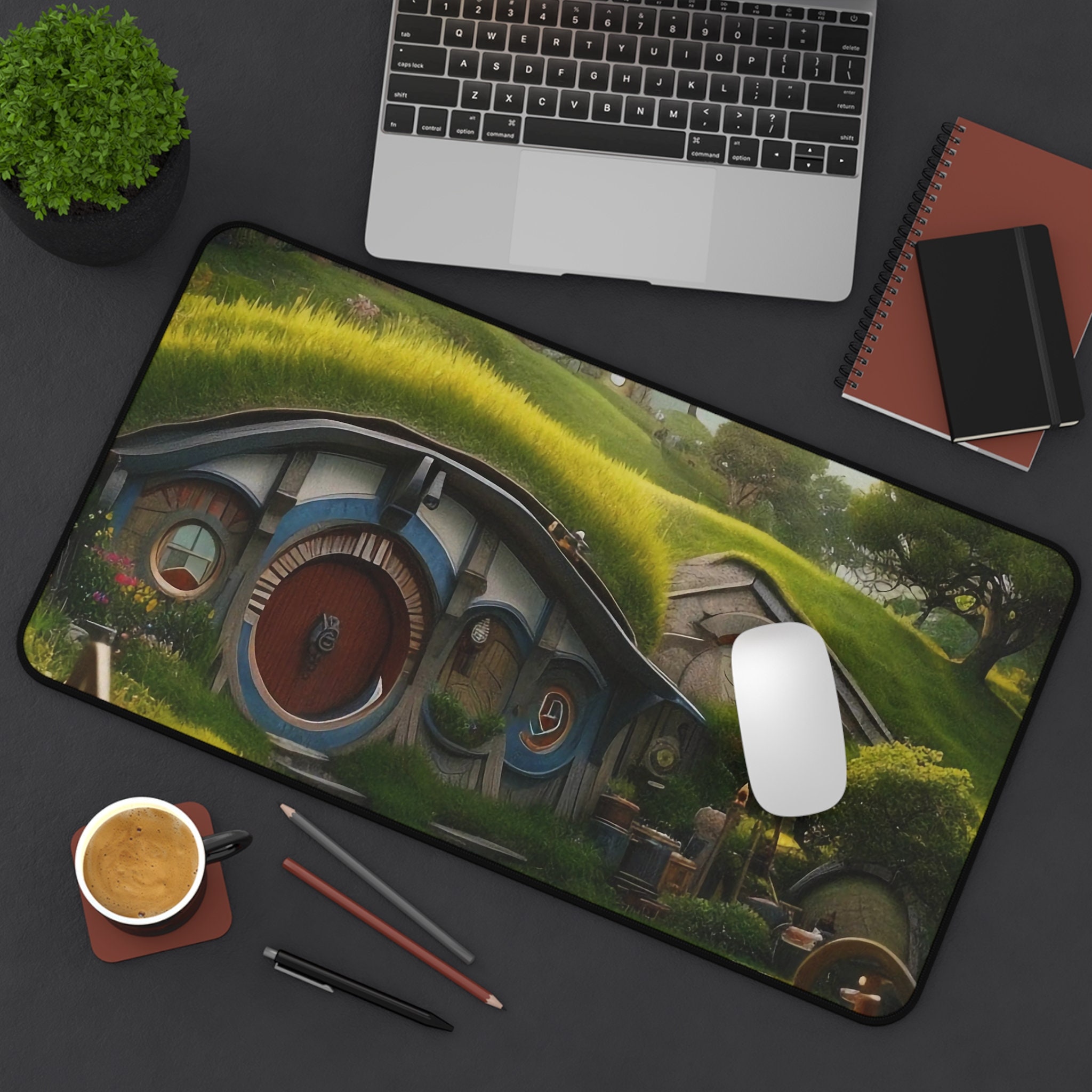 Hobbit House Desk Mat, Fantasy Gaming Mousepad - Etsy