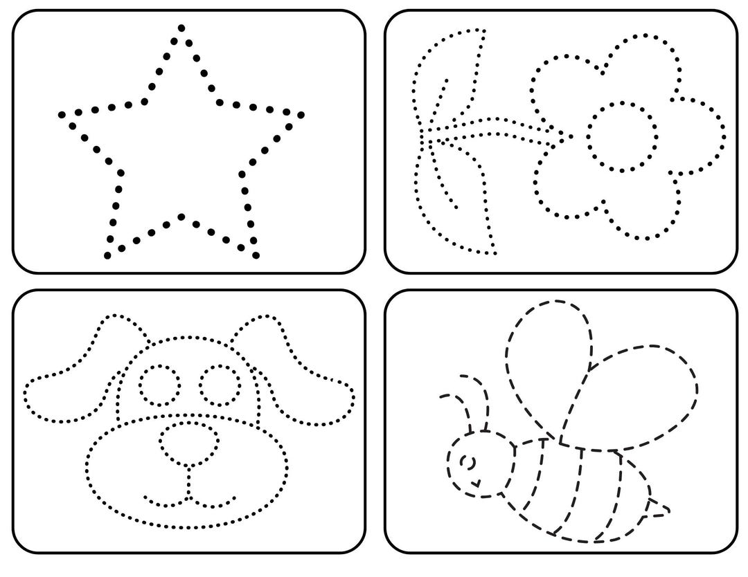 Tracing Printable - Etsy