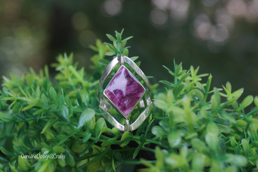 Elegant Purple Spiny Oyster Sterling Silver Ring for Women | Southwest ...