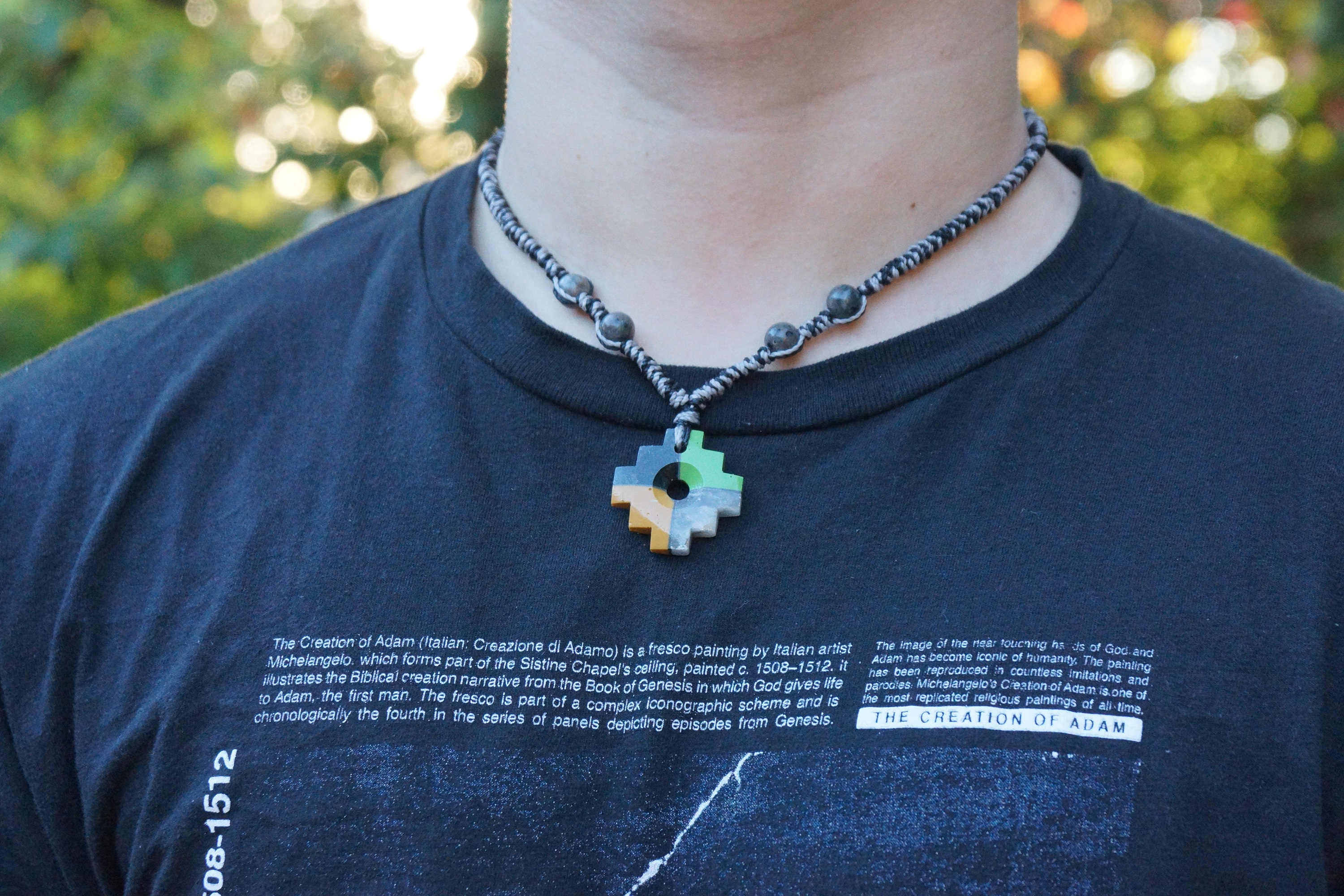 Inca Cross | Handmade Necklace | Inca Cross Necklace | Yoorpelite Beads ...