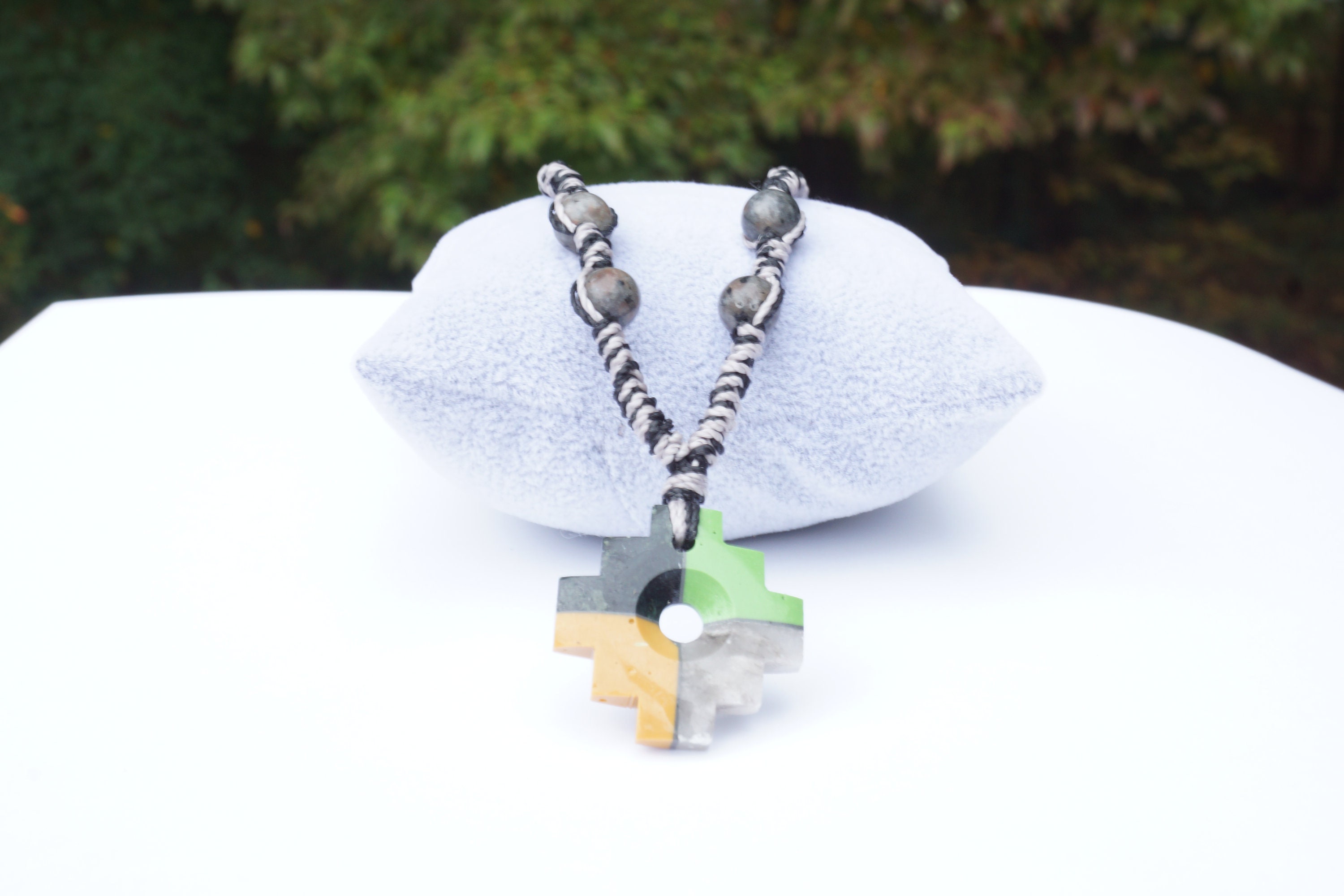 Inca Cross Handmade Necklace Inca Cross Necklace Yoorpelite Beads gifts ...