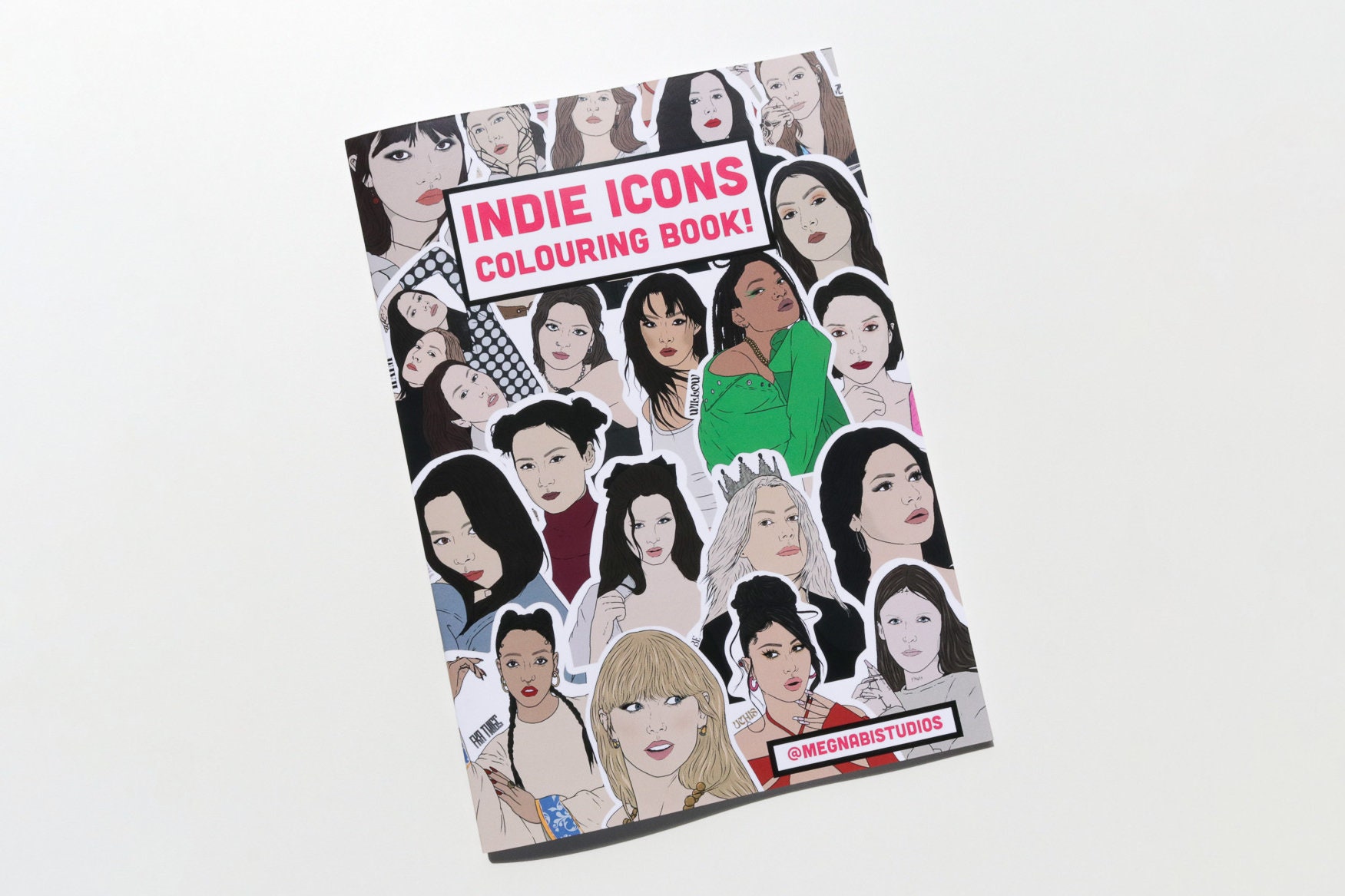 INDIE ICONS Colouring Book, Music Colouring Book, Female Musicians ...