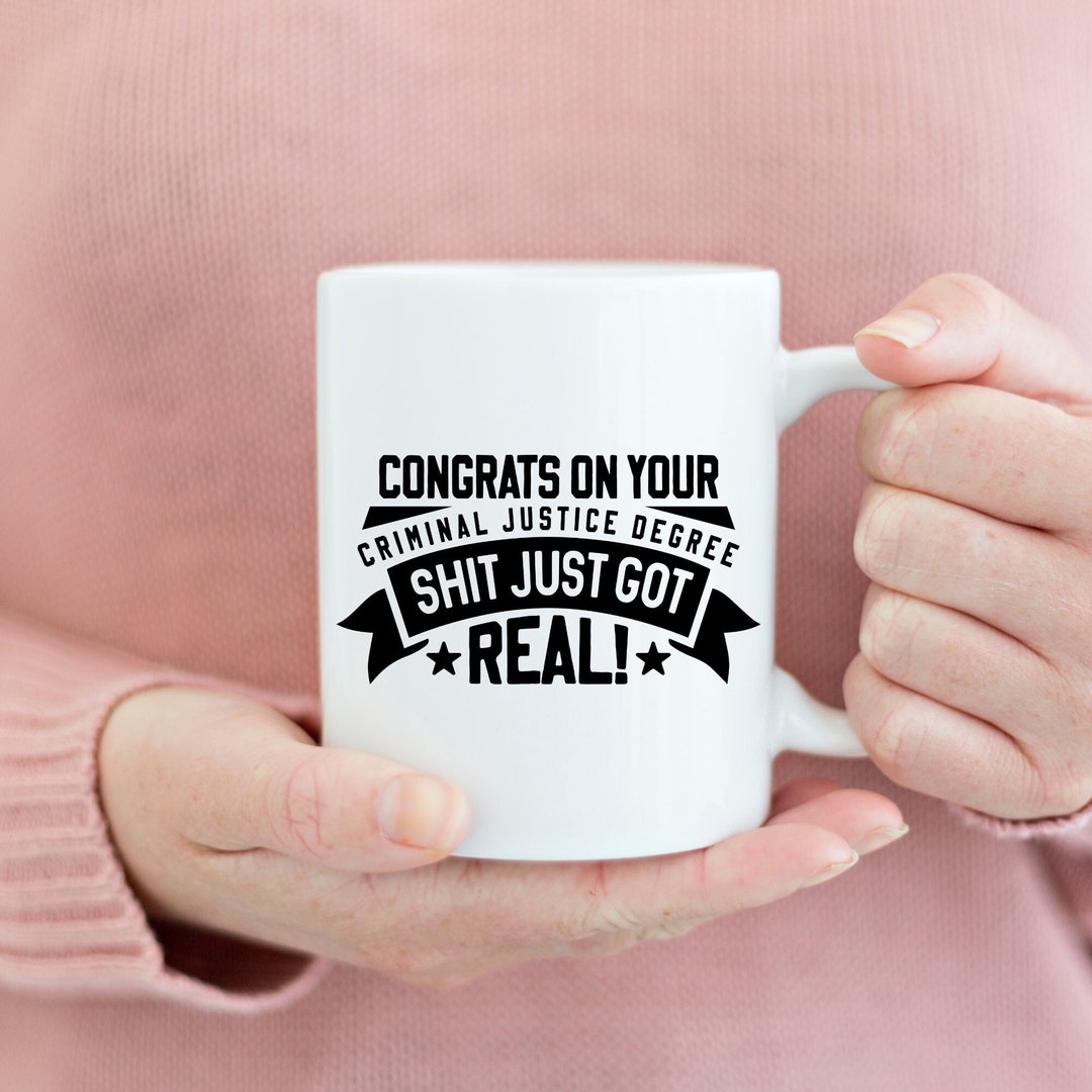College Graduation Gift, Criminal Justice Degree Graduation Gift ...