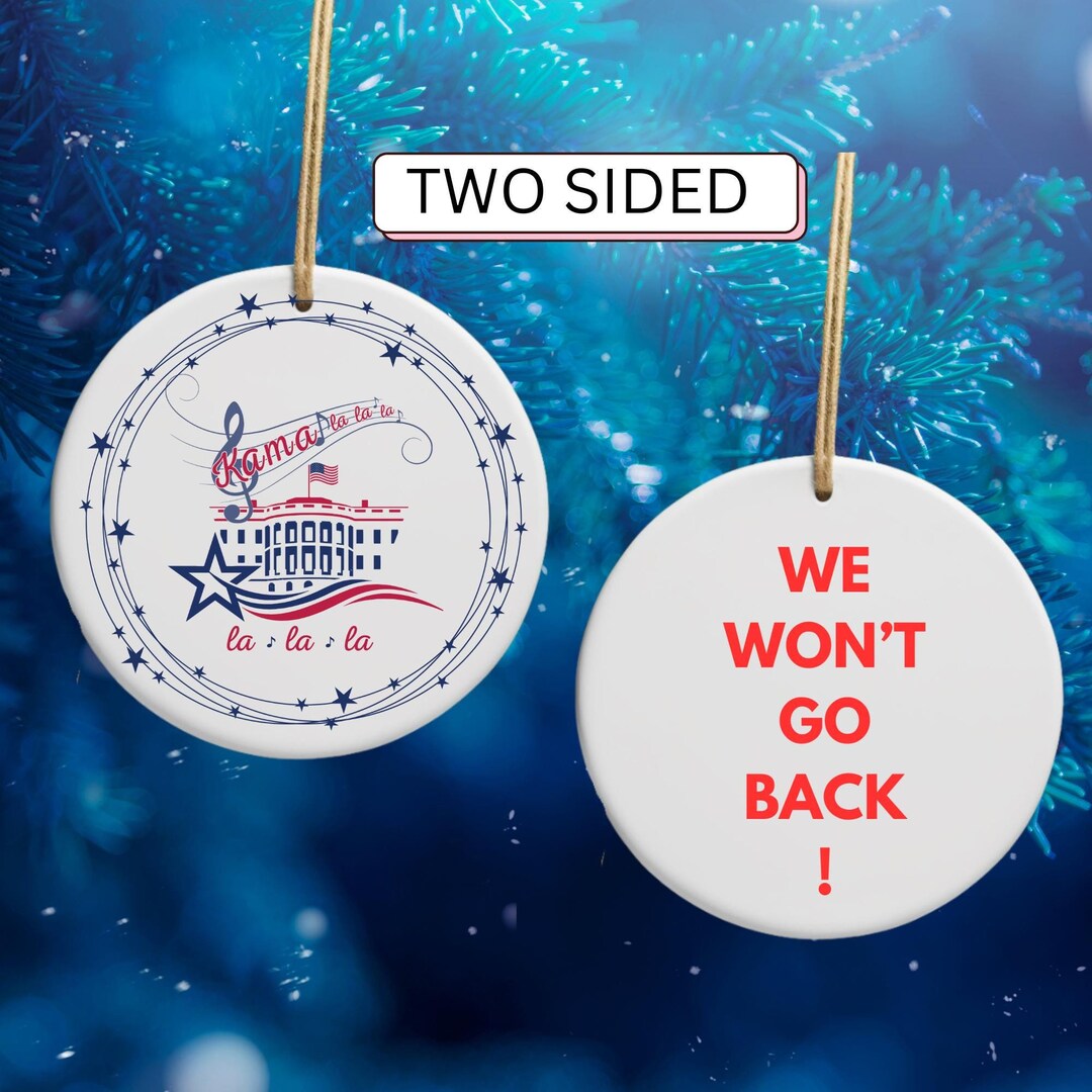 Kamala Harris Ornament, Kamala for President 2024, Political Harris ...