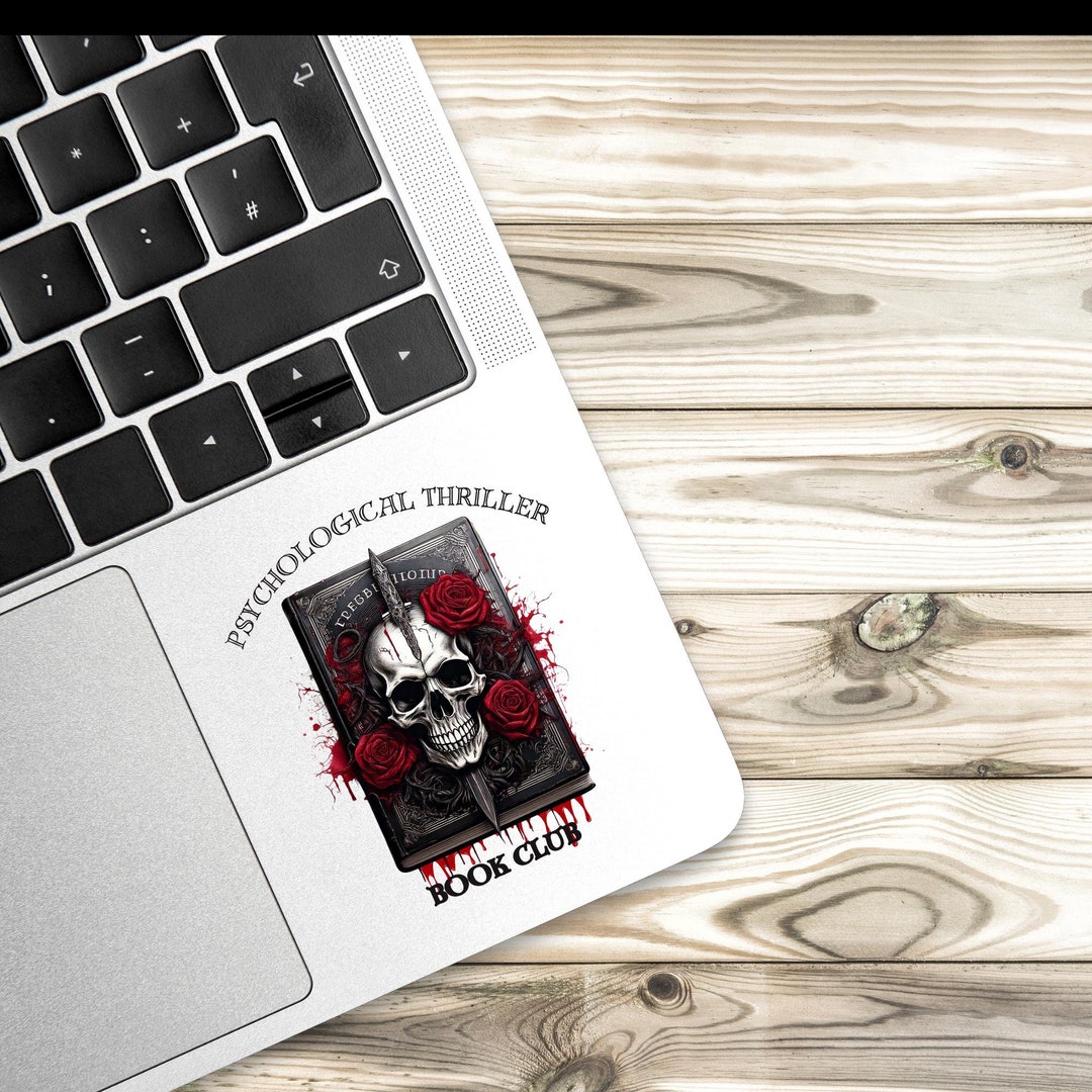 Gothic Psychological Thriller Book Club Design: Skull & Roses PNG ...