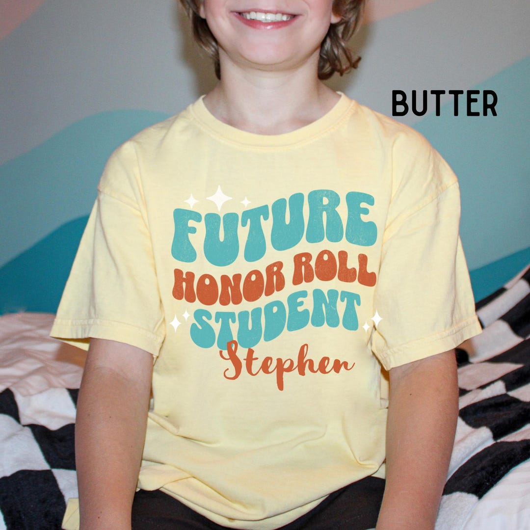 Custom Back to School Shirt for Kids, Personalized With Child's Name ...