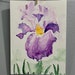 Purple Iris Watercolor Painting, 6x8 Inches - Etsy