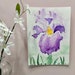 Purple Iris Watercolor Painting, 6x8 Inches - Etsy