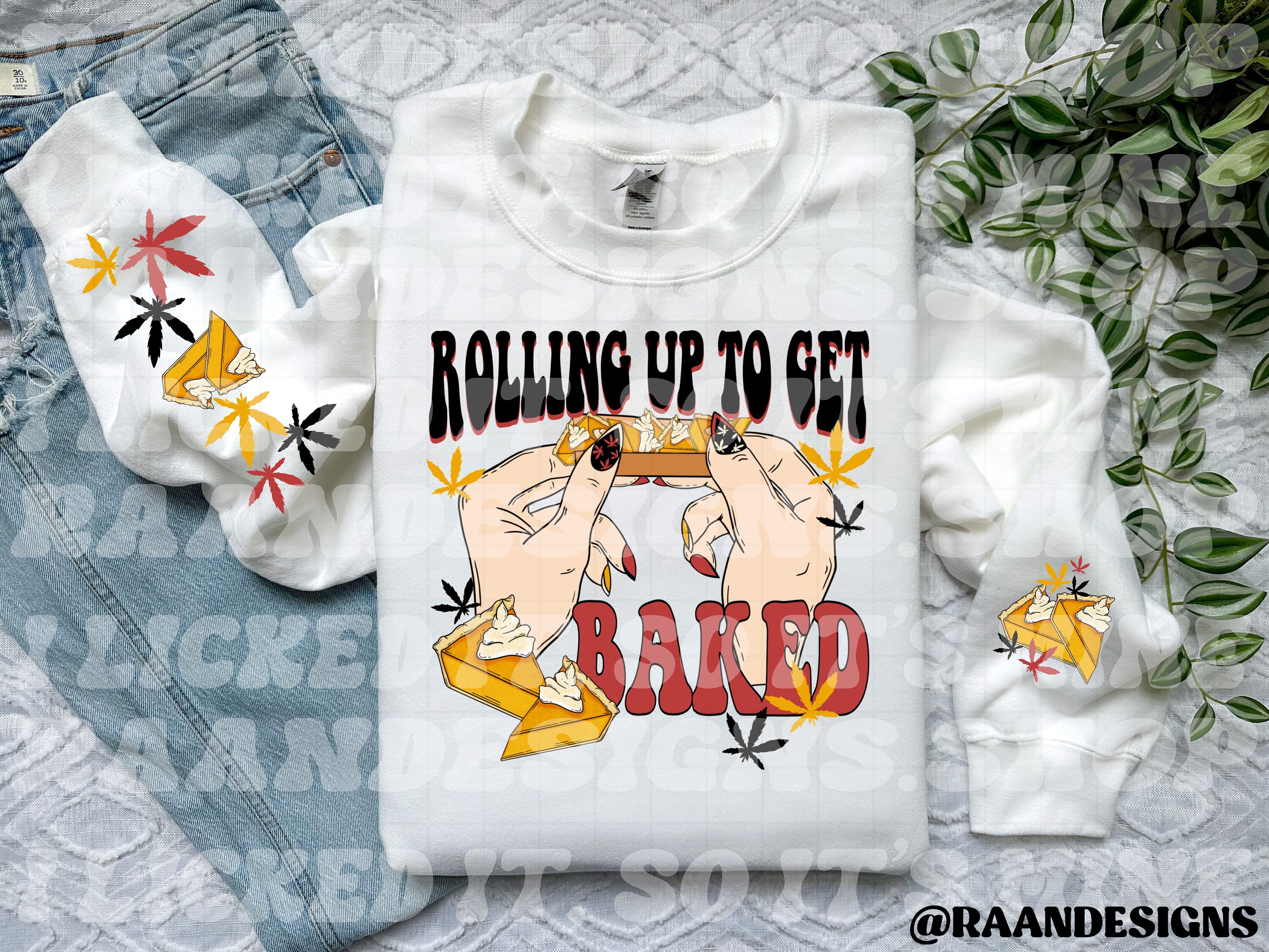 Rolling up to Get Baked-raan-png-tshirt-design-digital-420-marijuana ...