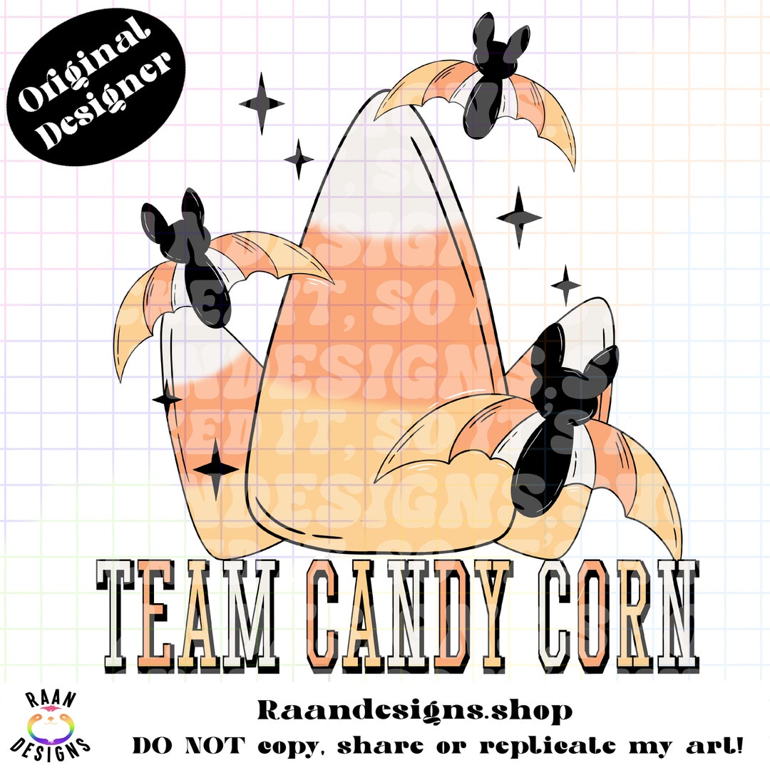 Team Candy Corn-png-tshirt-design-digital-halloween-sweets-treats-bats ...