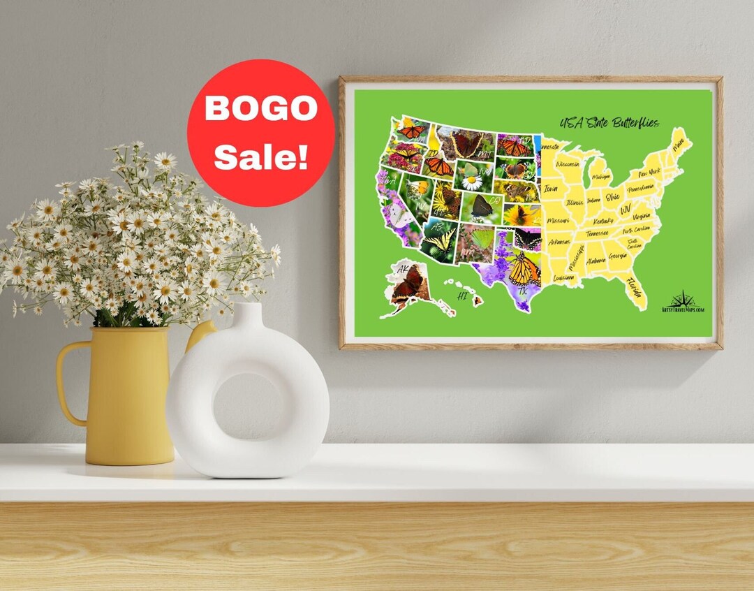 SCRATCHOFF Pick 2 USA Scratch-off Map, Scratch-off Poster, Bucket List ...