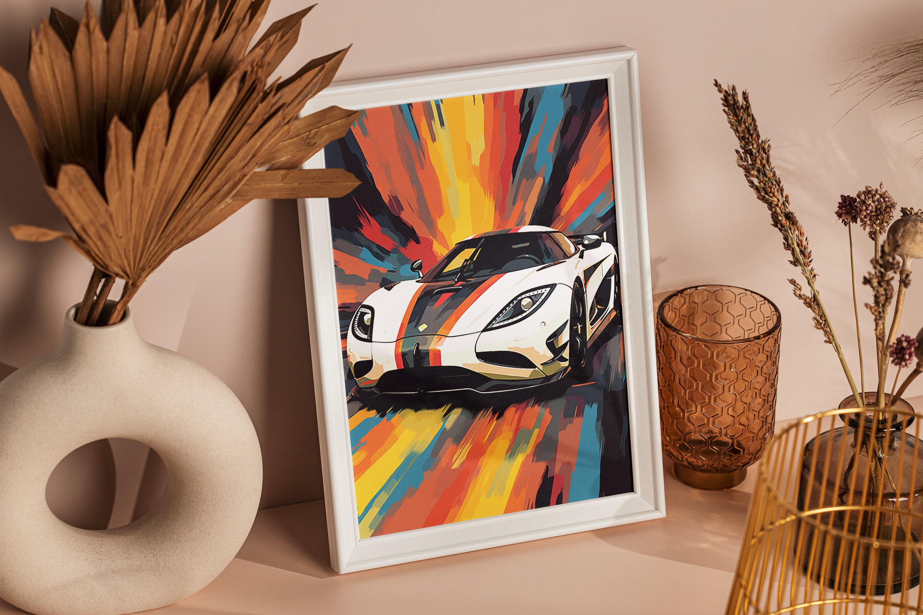 6 Car Posters Super Car Bundle Digital Prints - Etsy