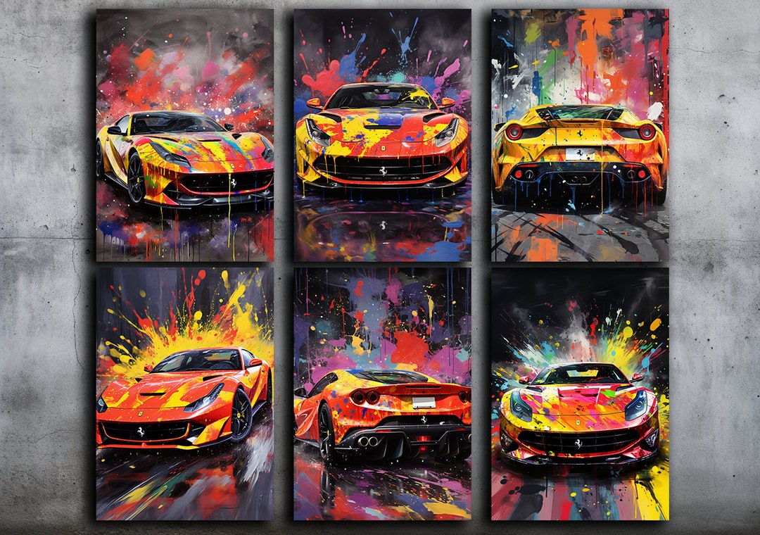 Ferrari 812 Competizione High-quality Paintings/posters |ferrari Bundle ...