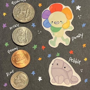 Vinyl Glossy Dandy's World Toons Stickers - Etsy