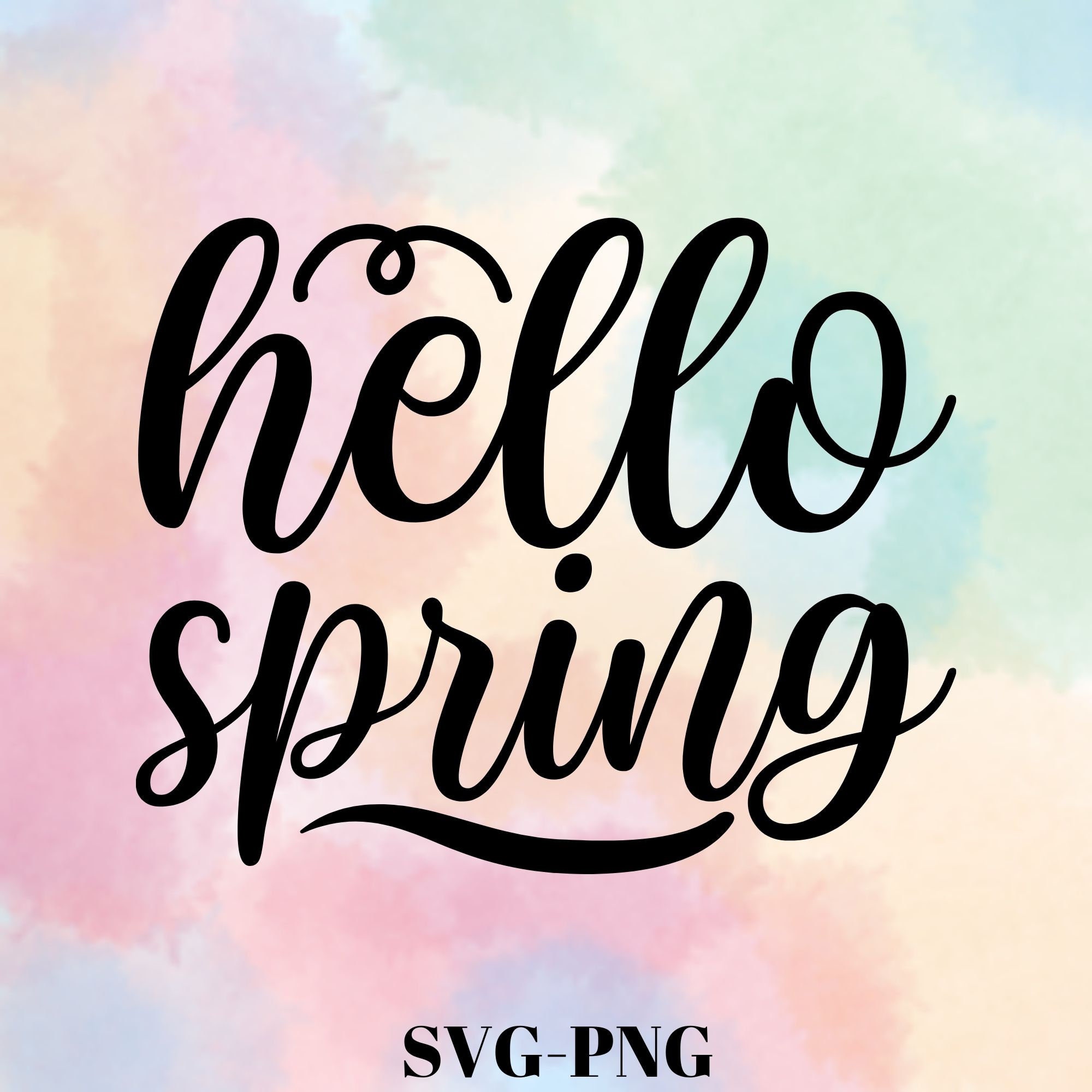 Hello Spring SVG, Silhouette Svg, Mom Shirt Svg, Mother Svg, Family Svg ...