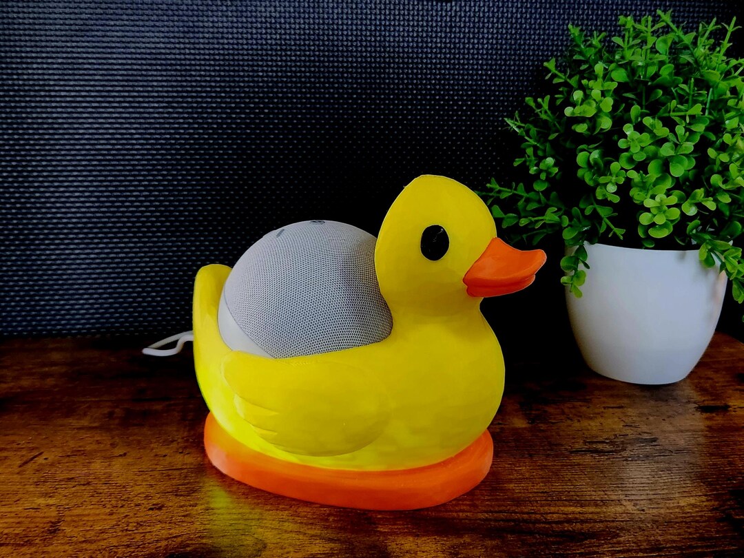 Rubber Duck Alexa Stand – Cute Yellow Duck Holder for Echo Dot 4 & 5 - Etsy