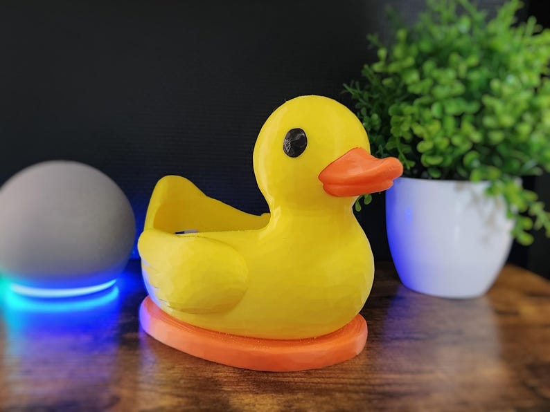 Rubber Duck Alexa Stand – Cute Yellow Duck Holder for Echo Dot 4 & 5 - Etsy
