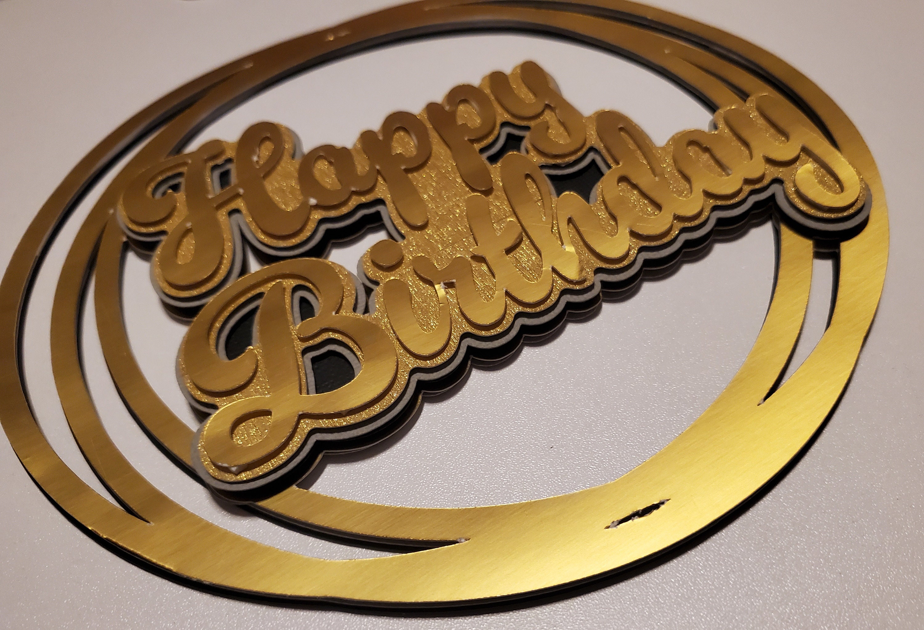 HAPPY BIRTHDAY TOPPER - Etsy