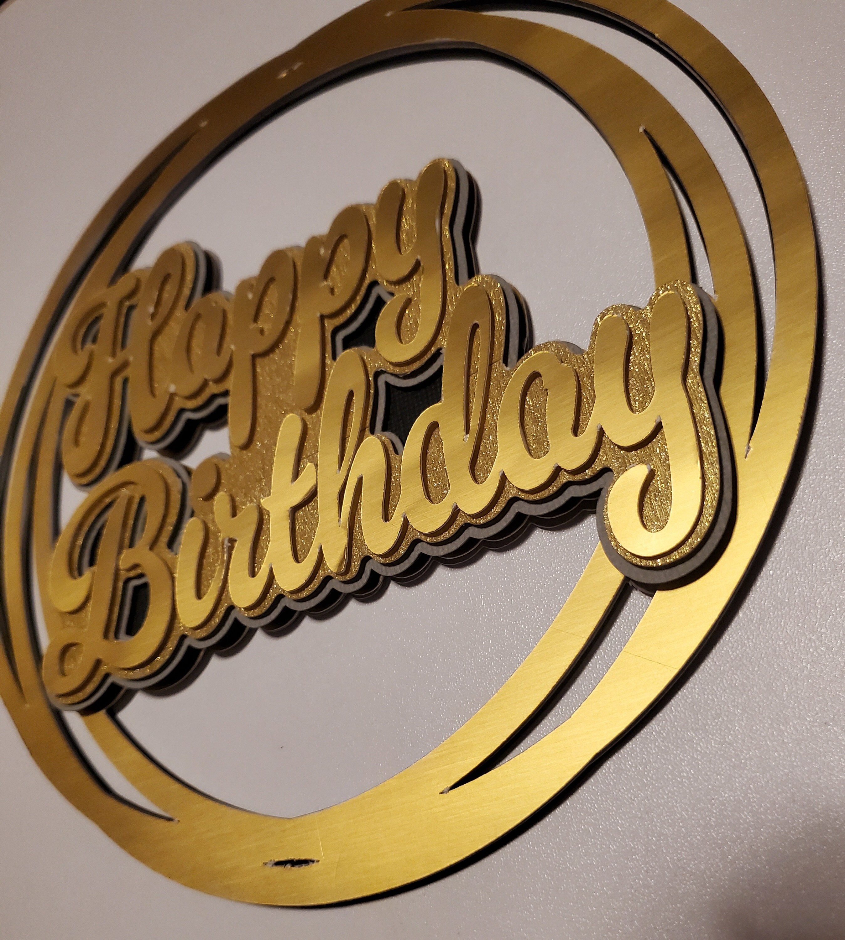 HAPPY BIRTHDAY TOPPER - Etsy