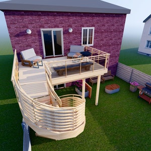 Deck Drawings - Ontario Building Code Complaint [CANADA] - Etsy