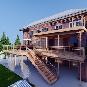 Deck Drawings - Ontario Building Code Complaint [CANADA] - Etsy