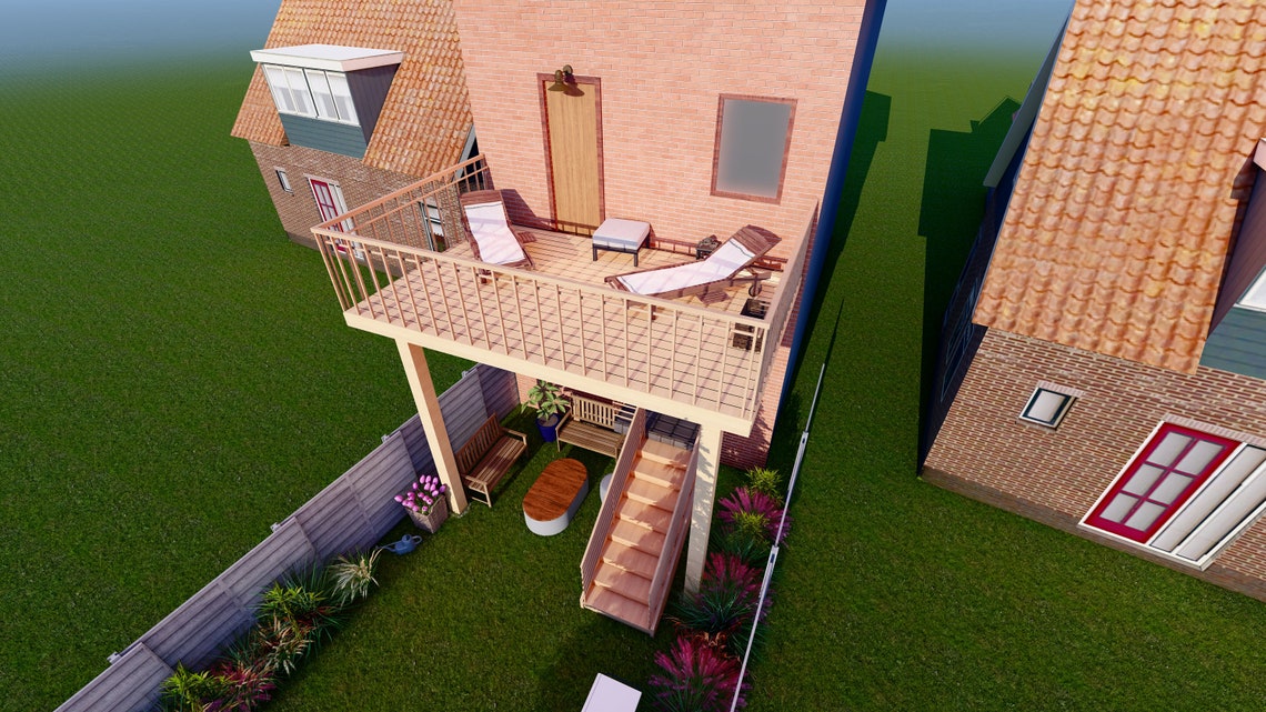Deck Drawings - Ontario Building Code Complaint [CANADA] - Etsy