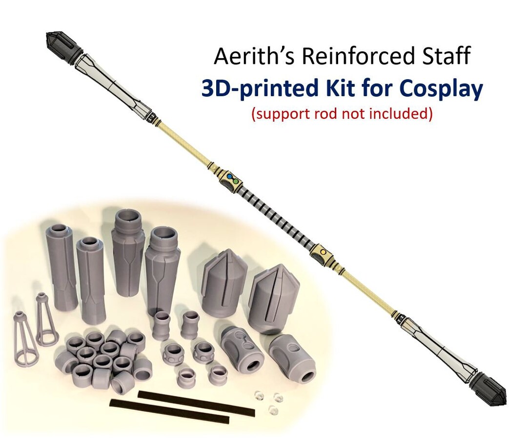 Aerith's Reinforced Staff DIY Cosplay Kit - Etsy