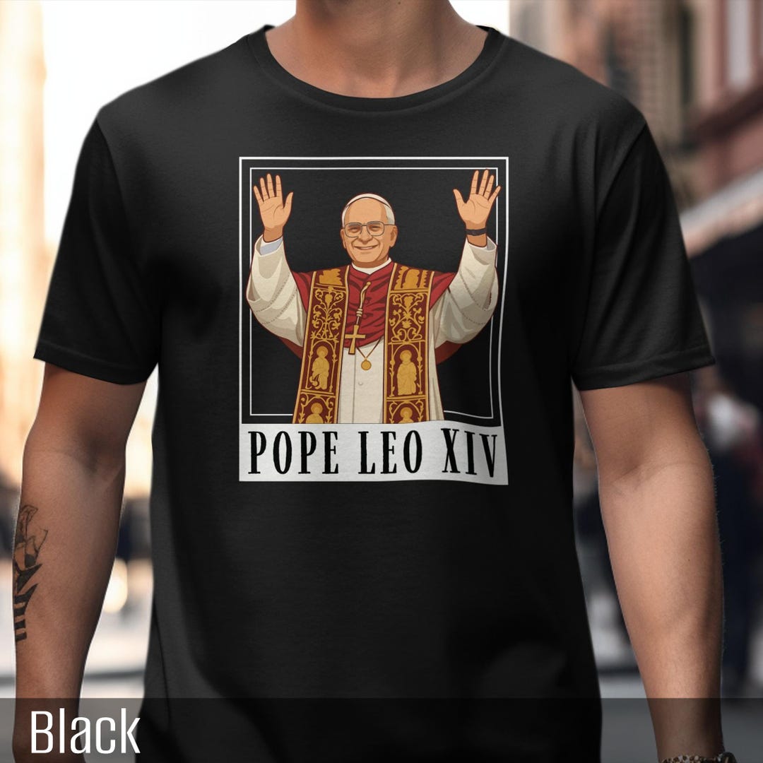 Pope Leo XIV Shirt, Sweatshirt, New Pope Tee, American Pope, Catholic ...